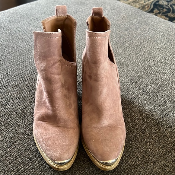 Shoes | Rose Colored Ankle Boots | Poshmark